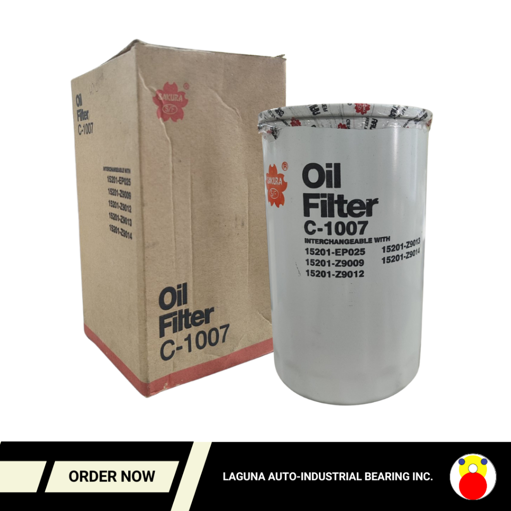SAKURA Oil Filter C-1007 for MITSUBISHI 6D15/6D16 | Shopee Philippines