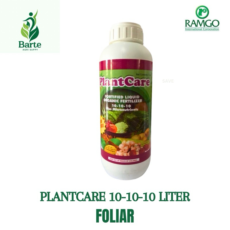 Plantcare Fortified Liquid Organic Fertilizer 10-10-10 Plus ...
