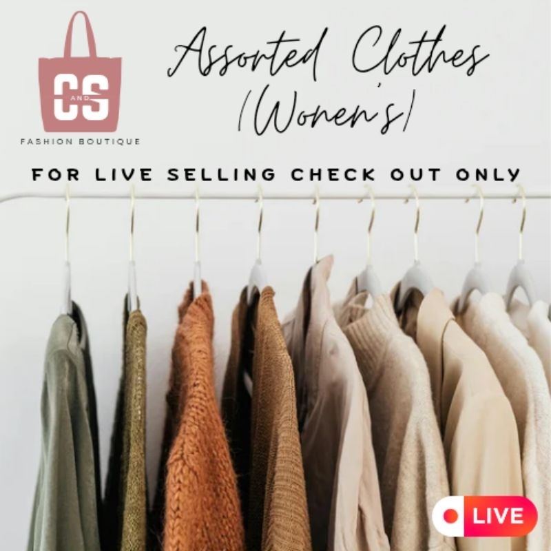 Assorted Clothes for Women (Live Check out Only) | Shopee Philippines