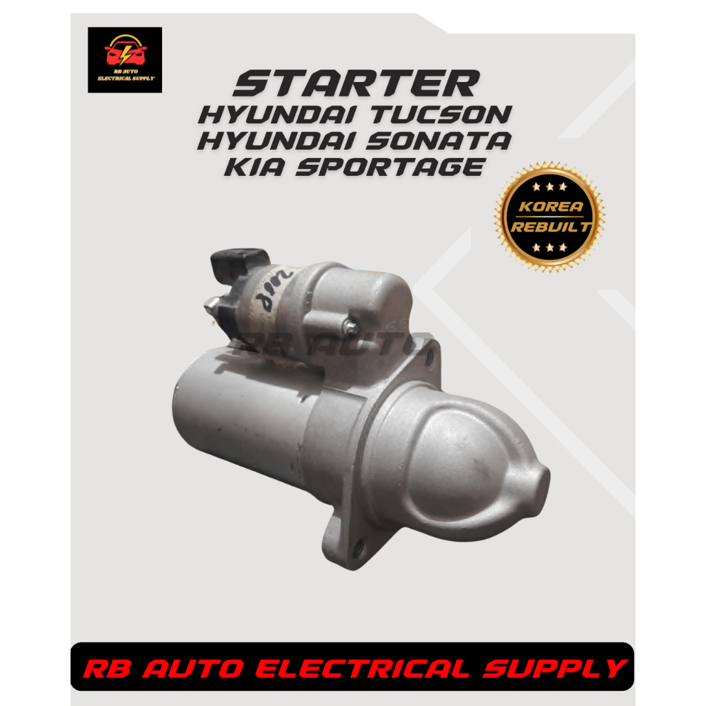 STARTER HYUNDAI TUCSON/SONATA/SPORTAGE GAS 12V 36100-2G200 KOREA ...