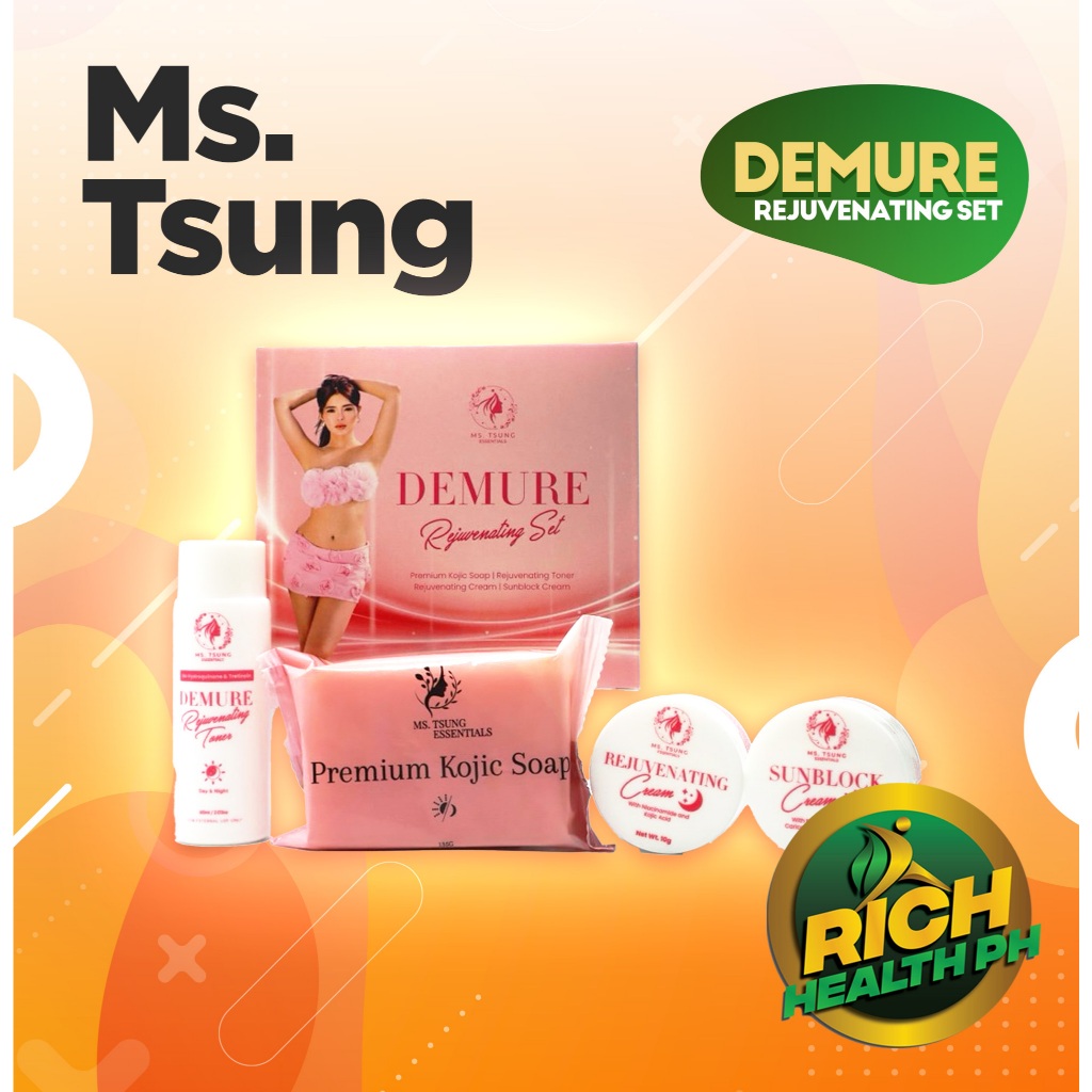 Ms Tsung DEMURE Rejuvenating Set Skincare for Nourishing and Skin Repair NEW PACKAGING | Shopee ...