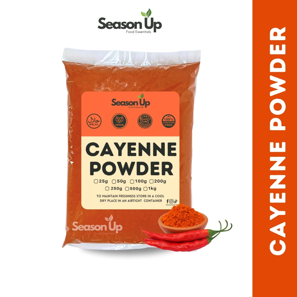 SeasonUp Cayenne Powder (50,100grams) | Shopee Philippines