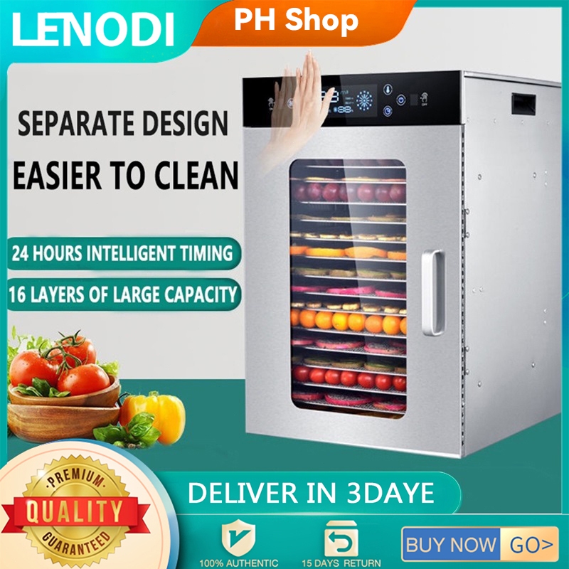 LENODI food dehydrator 6/12/16 Layers Fruit/Vegetable/Herbs Intelligent ...