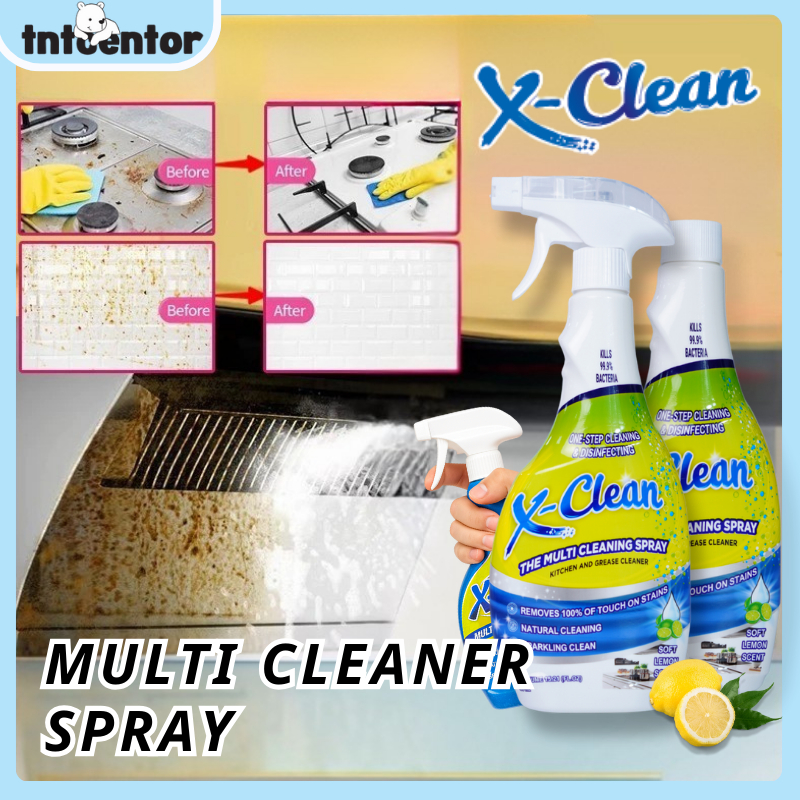 Multi-purpose X-Clean 450ml Cleaning Spray Bathroom Toilet Kitchen ...