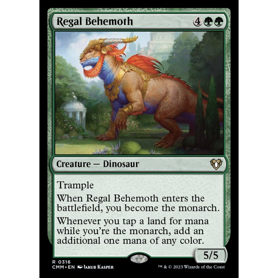 Regal Behemoth - Commander Masters (CMM) - GREEN | Shopee Philippines