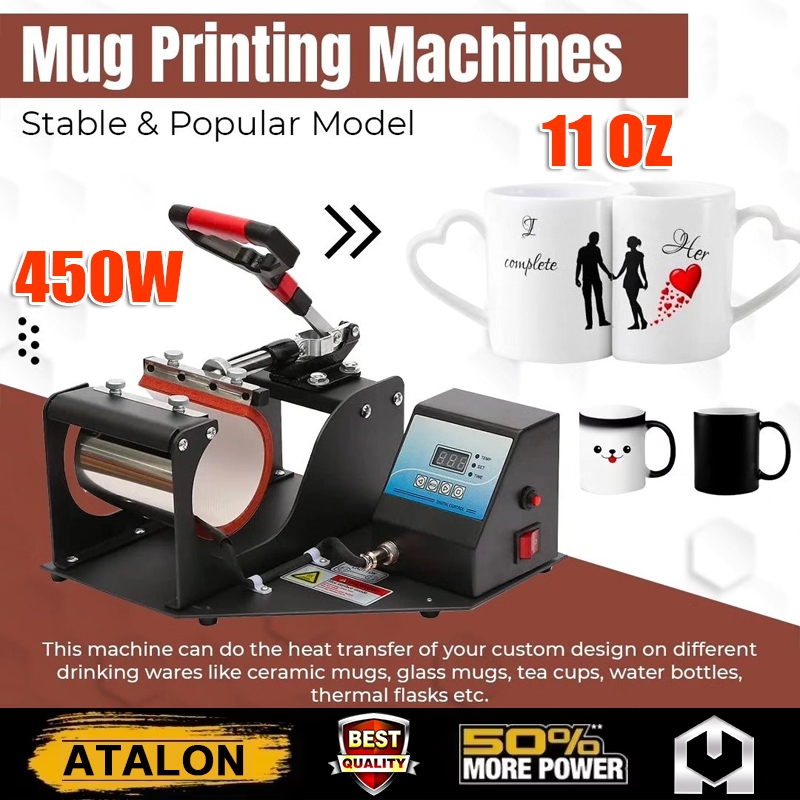 Heavy Duty Mug Press Machine For Mugs And Sports Jug Digital Printing ...