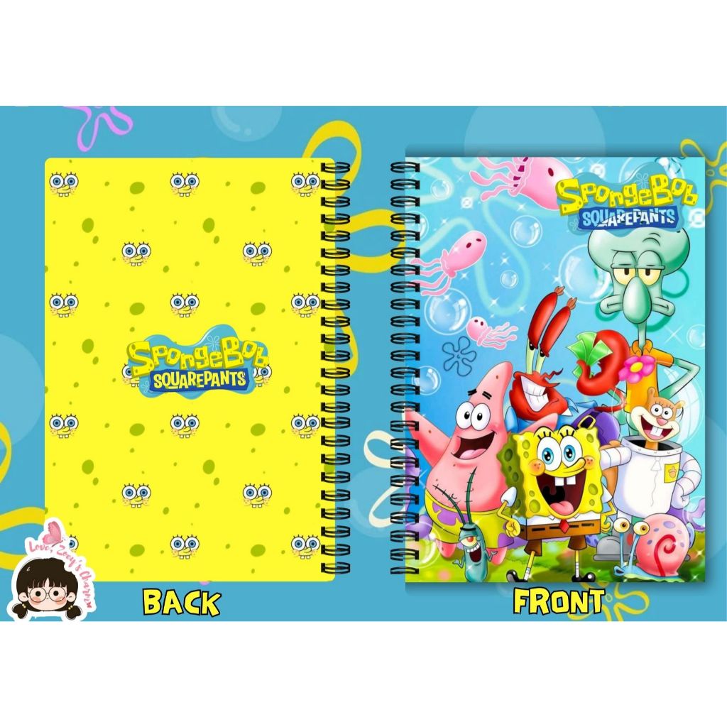 SPONGEBOB NOTEBOOK DOUBLE LOOP WIRED | Shopee Philippines