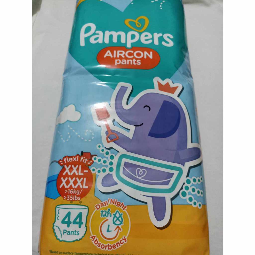 Pampers XXL Aircon Pants 44pcs (New Design) | Shopee Philippines