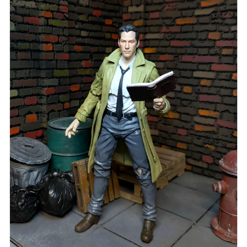 Keanu Reeves Constantine head sculpt for McFarlane 1:10 (Please read ...