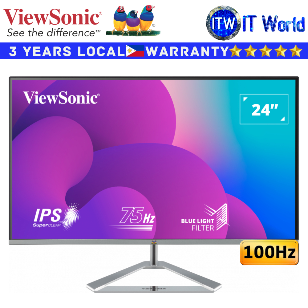 Itw | Viewsonic Monitor VX2476-SH 24" 1920x1080 FHD / 100Hz / IPS / 4ms ...