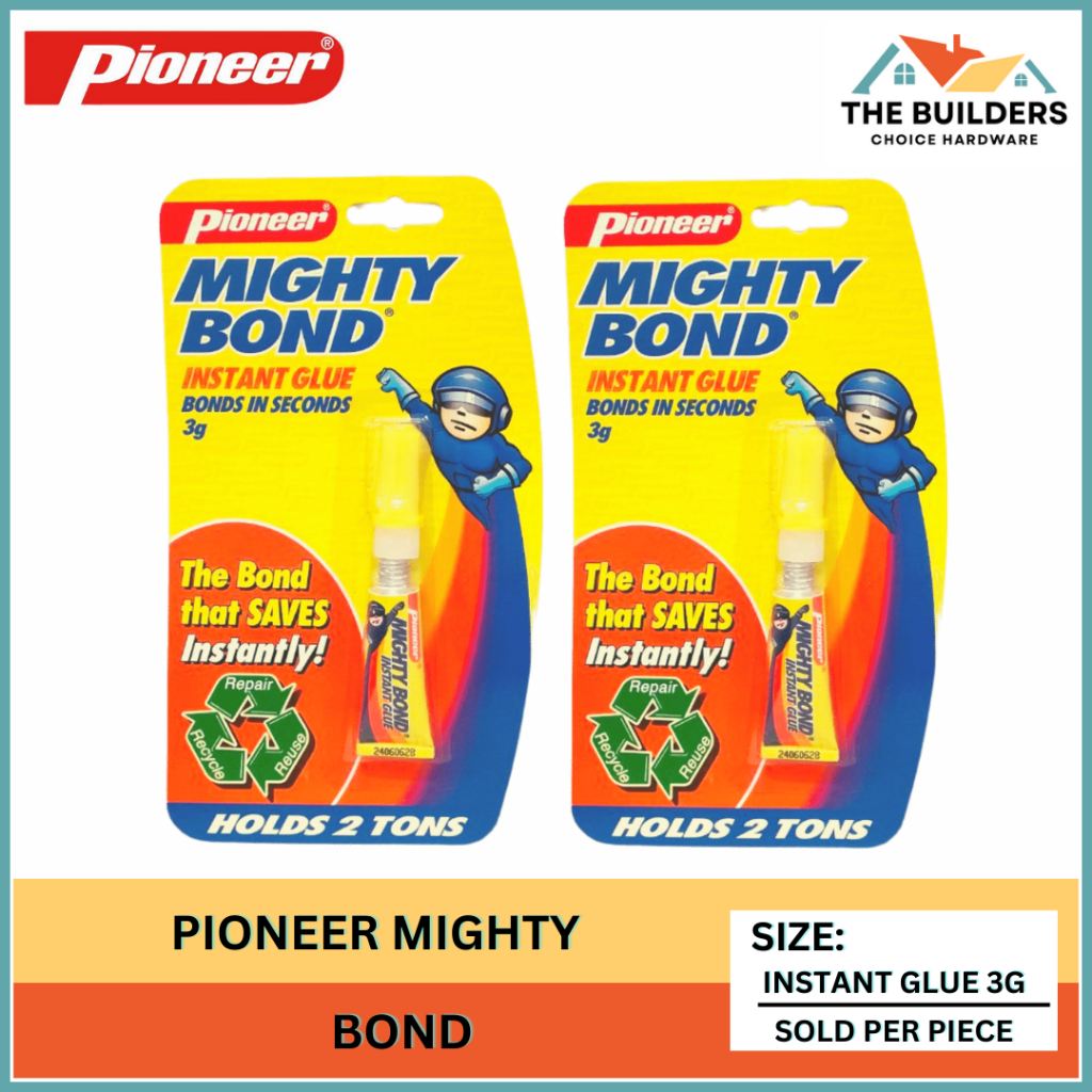 PIONEER MIGHTY BOND INSTANT GLUE 3G | Shopee Philippines