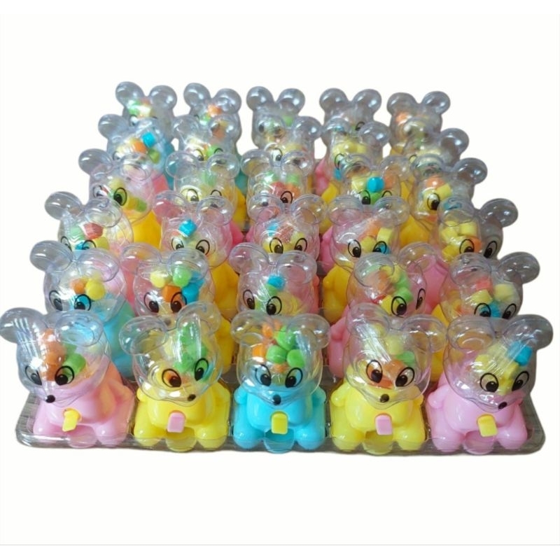 Little Bear Candy Machine 30pcs per Pack ( Toy w/ Candy ) | Shopee ...