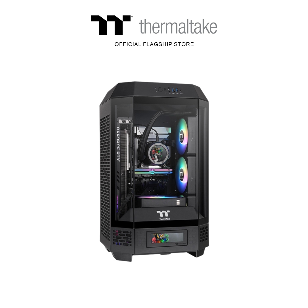 Thermaltake The Tower 250 Tempered Glass Mini-ITX Mini Tower Chassis ...