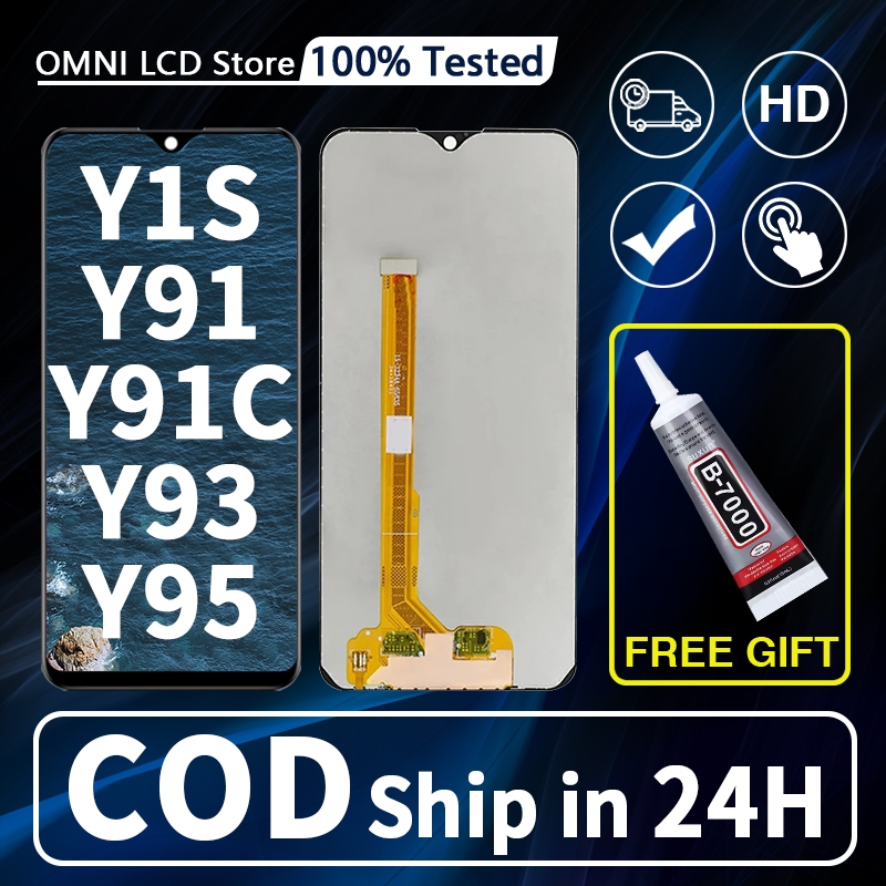 LCD For VIVO Y1S / Y91 / Y91C / Y93 / Y95 / Y91i / Y93S / Y1S / Y95 / U1 set full screen ...
