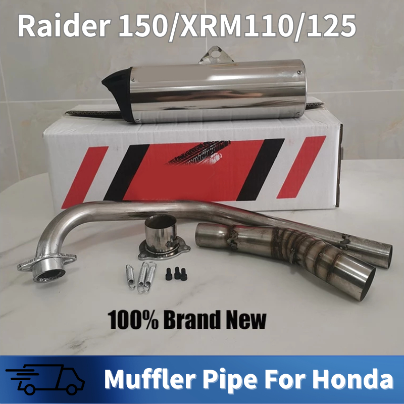 Pipe for Raider 150 carb & Xrm 125/R125carb / XRM 110 carb (chrome ...
