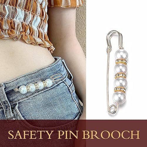 Pin Waist Collection Artifact Button Brooch Jeans Waist Adjustment ...