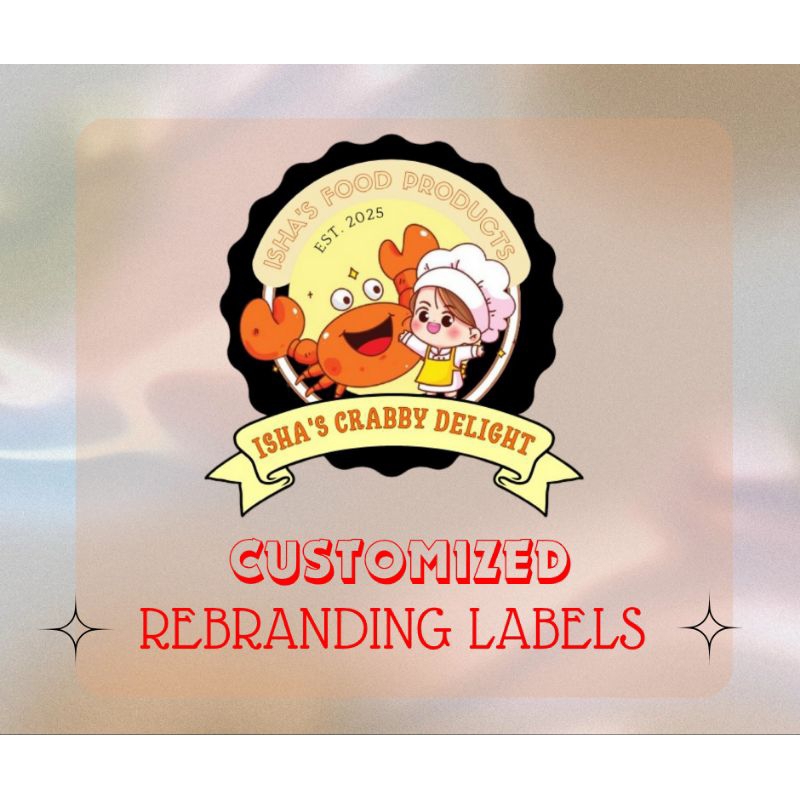 Customized Label Stickers (For Rebranding Only) | Shopee Philippines