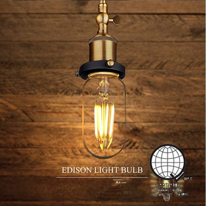 SYCAT-PC-S14 LED Bulb E27 Warm Light Ilaw Retro Bulb Filament 1W/2W/4W ...