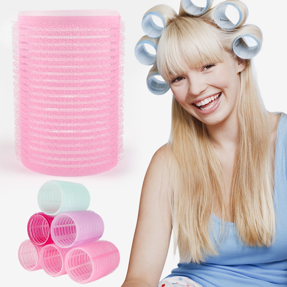 3PCS Self-Adhesive Hair Rollers Curlers / Transparent Bangs Curler ...