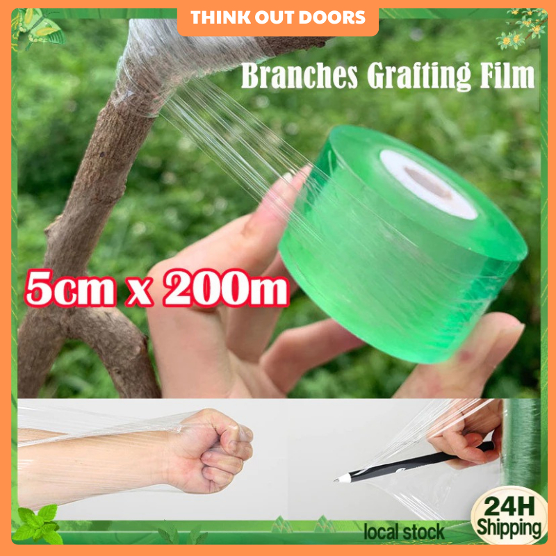 PE Grafting Tape Film Stretchable Self-adhesive Grafting Tree Garden Tools for Fruit Tree ...