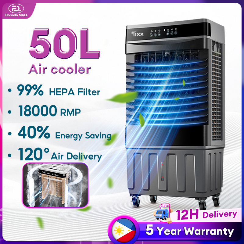 Tixx Air Cooler Fan 40/50/70L With Remote Portable Aircon Mini Air ...