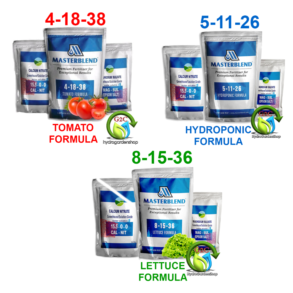 MASTERBLEND FORMULA - TOMATO / LETTUCE (1kg = 2packs of 500g ...