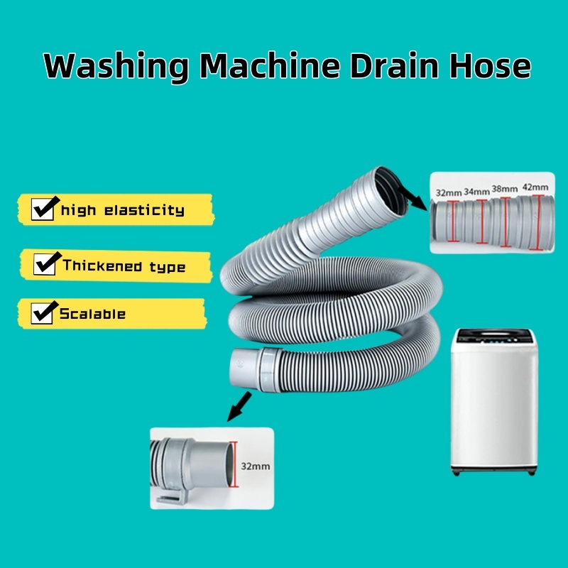 Universal Washing Machine Dishwasher Washing Machine Drain Hose Soft ...