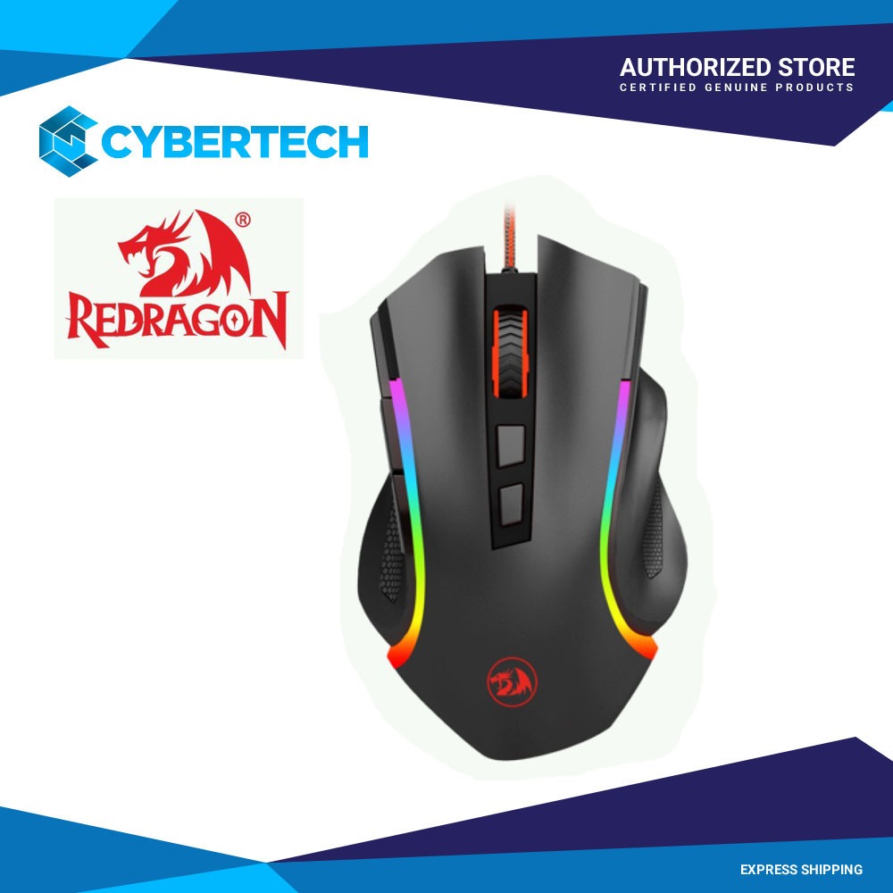 Redragon M607 Griffin 7200 Dpi RGB Gaming Mouse | Shopee Philippines