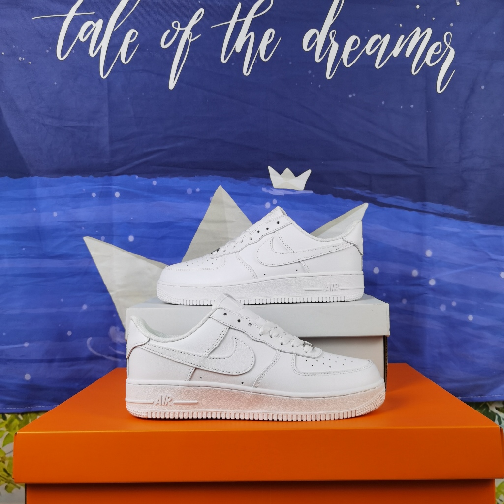 Air Force 1 AF1 Triple White Low Cut men women original Sneakers ...