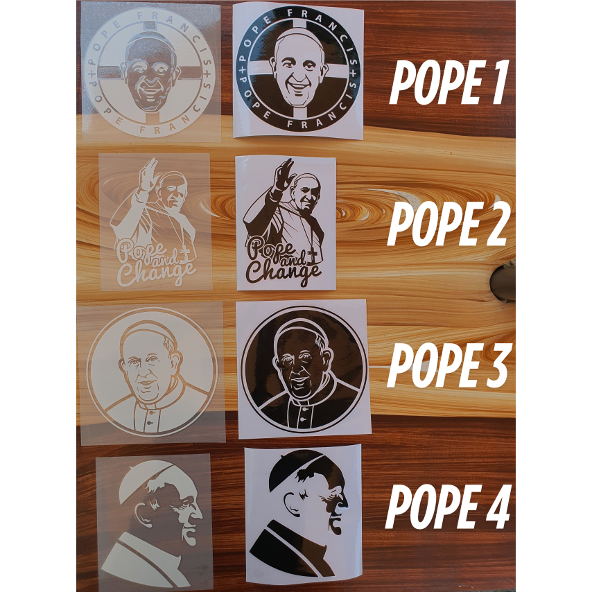 POPE FRANCIS - PAPA FRANCISCO- MOTOR STICKER - CAR STICKER | Shopee ...