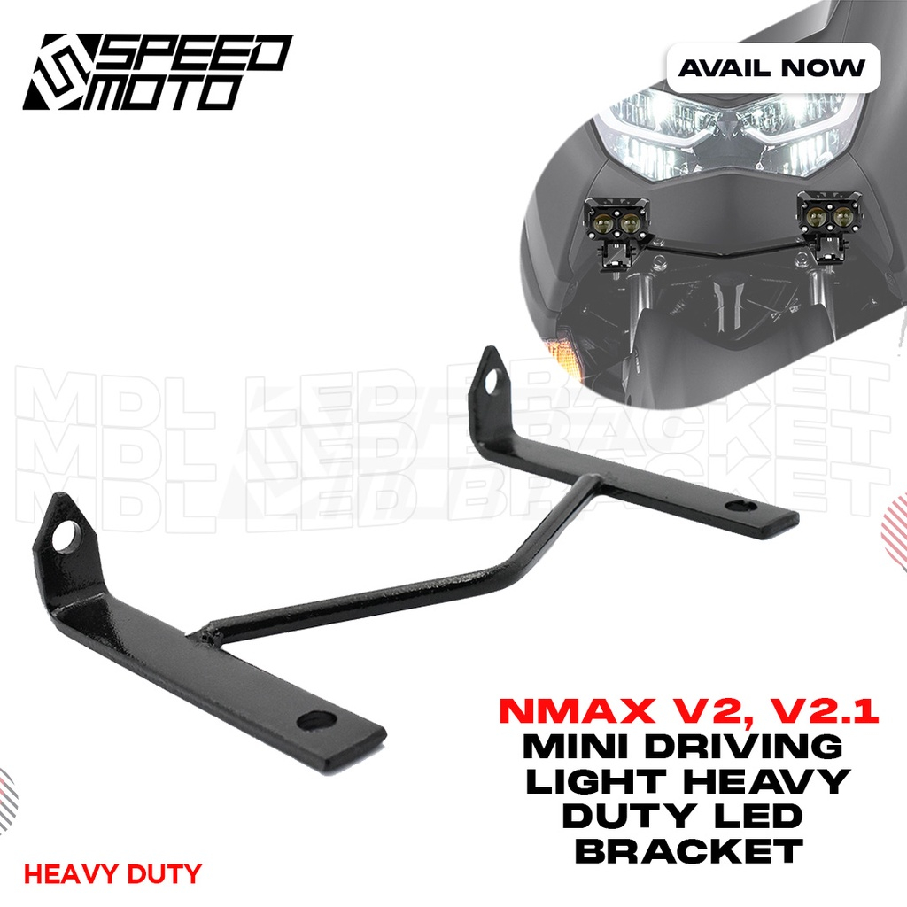MOKOTO YAMAHA NMAX V2 / NMAX V2.1 MINI DRIVING LIGHT LED BRACKET ...
