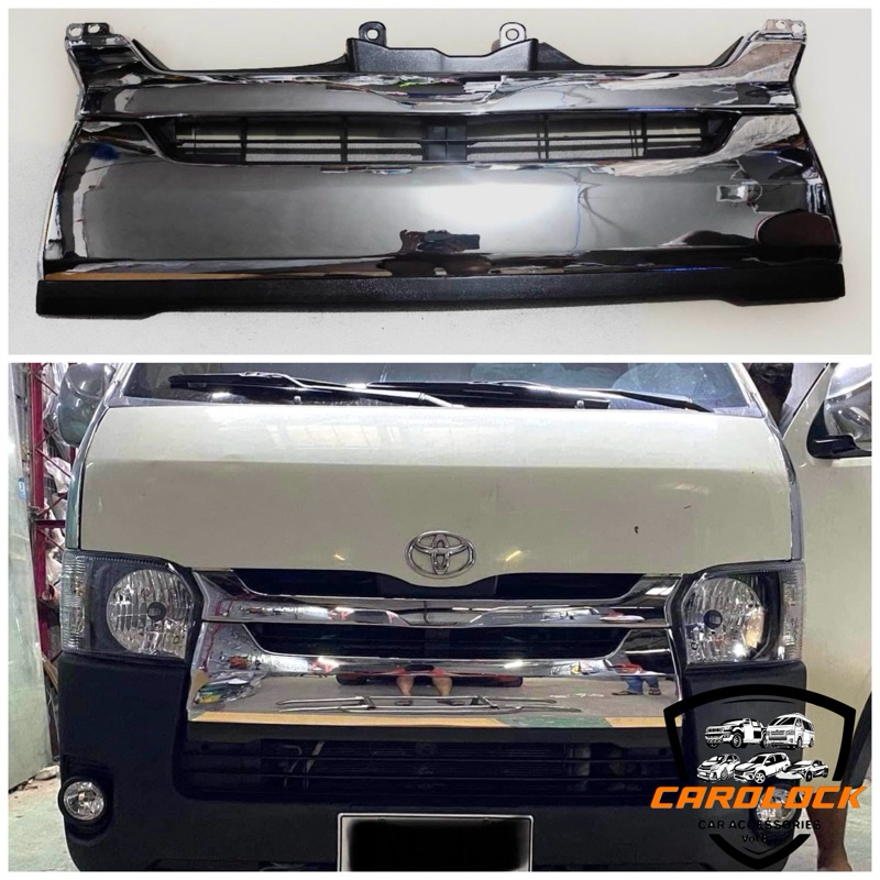 Toyota Hiace Commuter Decontent 2014 - 2025 Chrome Grill | Shopee ...