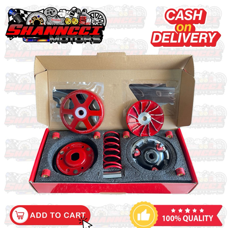 MUTARRU CVT SET FOR CLICK125i / CLICK150i, MIO, NMAX / AEROX, M3, BEAT, PCX 150 PANG GILID SET ...
