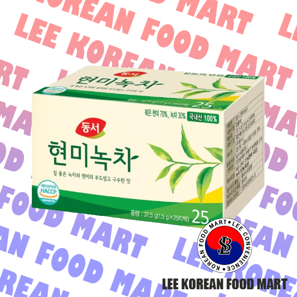 Dongsuh Korea Brown Rice Green Tea 37.5g (25T) (Made in Korea Organic ...