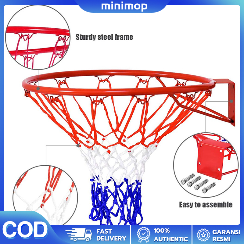 18 Inch Basketball Hoop Basketball Ring Heavy Duty Ring NBA and ...