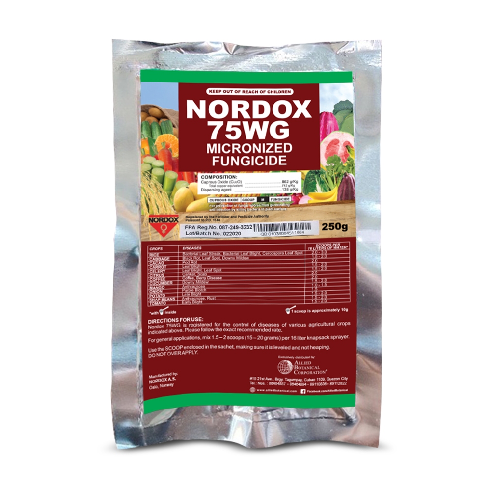NORDOX 75WG (250 GRAMS) MICRONIZED COPPER FUNGICIDE | Shopee Philippines