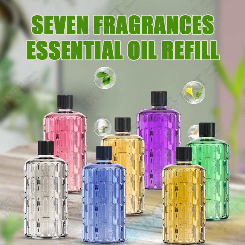 Aroma diffuser essential oil refill, 7 scents, humidifier essential oil ...