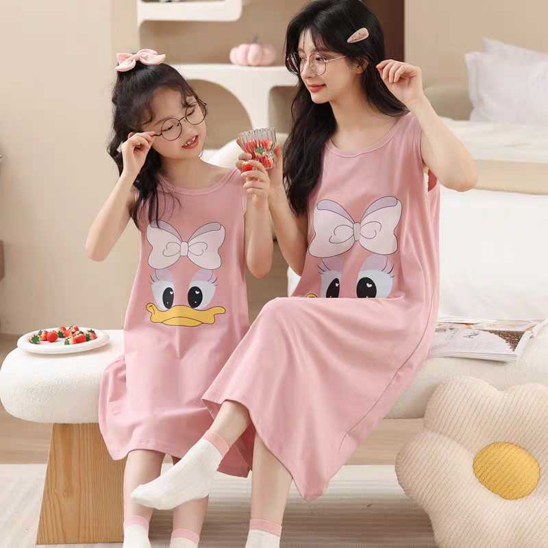 @ELLA Parent Child Clothing Mother Daughter Sleepwear Daster Pambahay ...