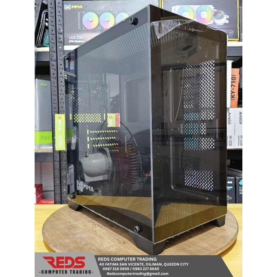 MMA SR68 Tempered Glass Micro-ATX Case(Black) | Shopee Philippines