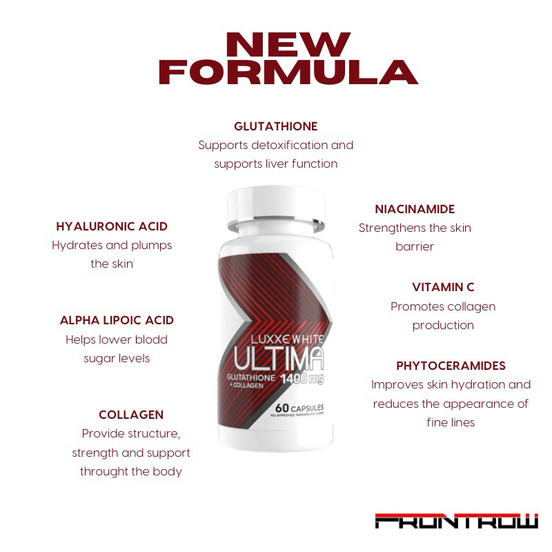 Luxxe White ULTIMA Glutathione + Collagen with Oral Sunblock | Shopee ...