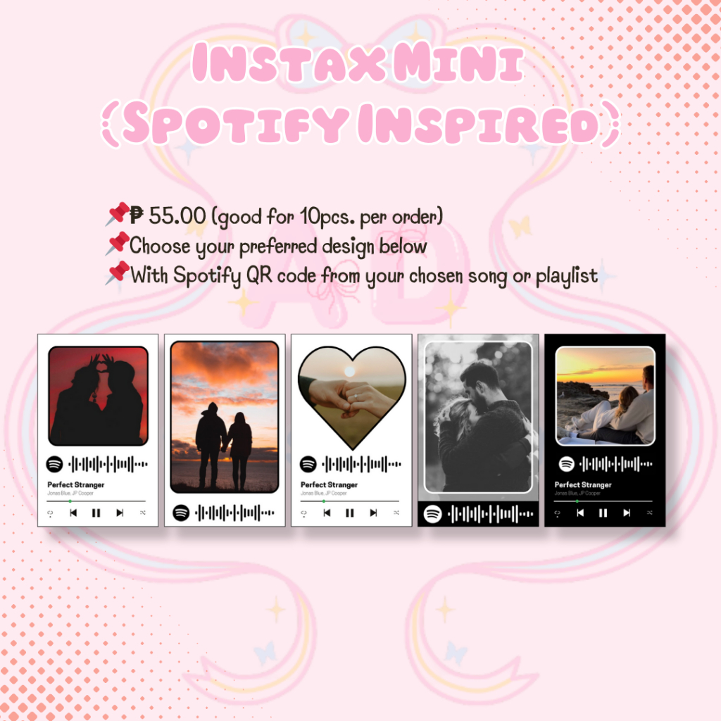 Instax Inspo (Customized or Spotify Inspo) | Shopee Philippines