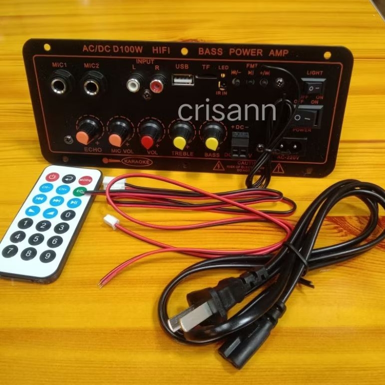 D100W HIFI BASS POWER AMPLIFIER BOARD AC 220V DC 12V/24V CAR BLUETOOTH ...