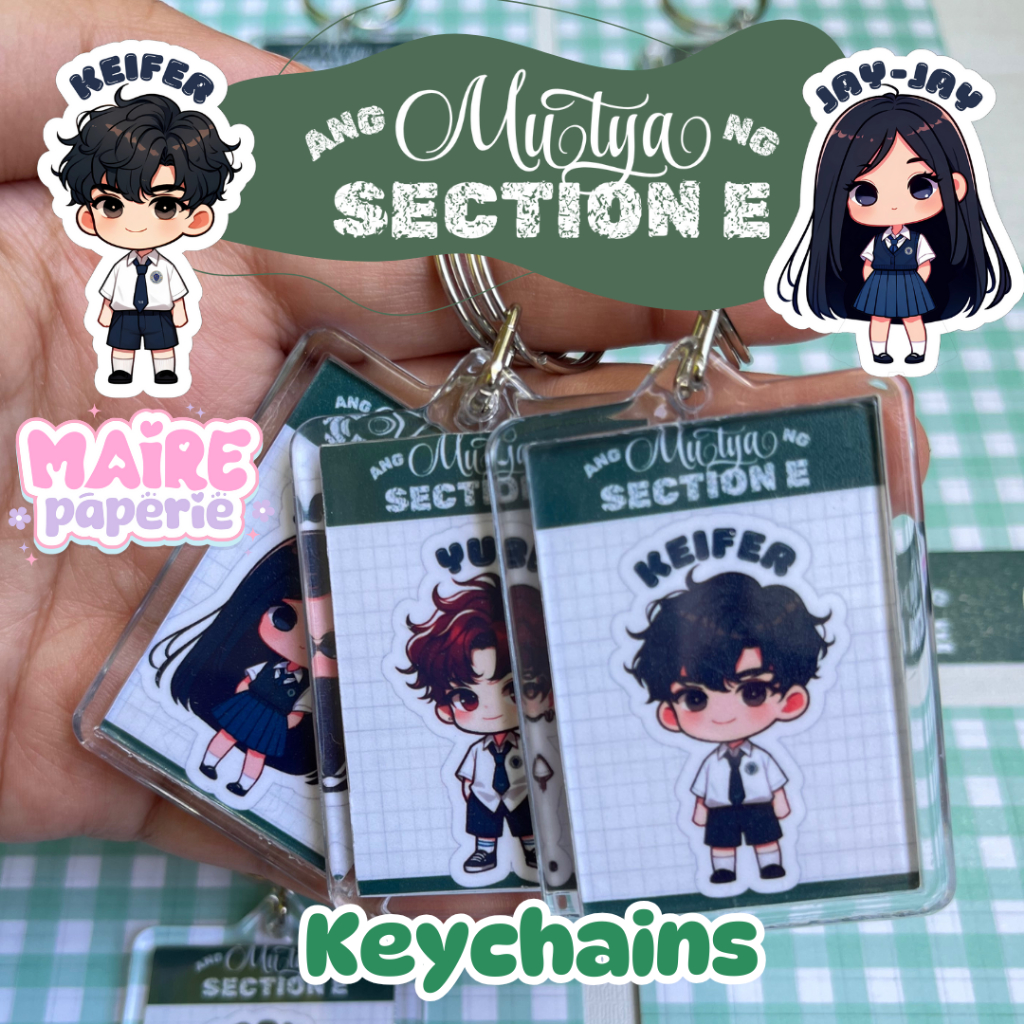 ANG MUTYA NG SECTION E KEYCHAIN - MAIRE PAPERIE | Shopee Philippines