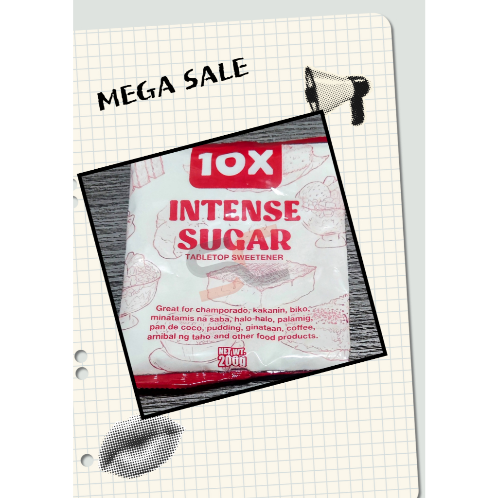 InJoy Intense Sugar 10x 200 grams (Bagsak Presyo) | Shopee Philippines