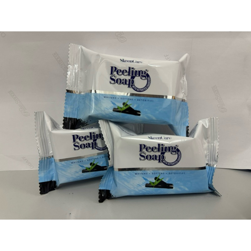Peeling Soap Charcoal 70g, 3pcs for only 120 pesos | Shopee Philippines