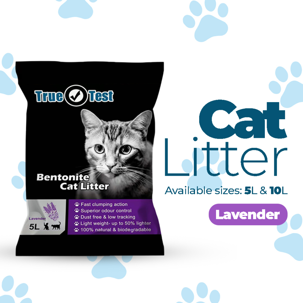 True Test Cat litter (5L & 10L) - Lavender Scent | Shopee Philippines