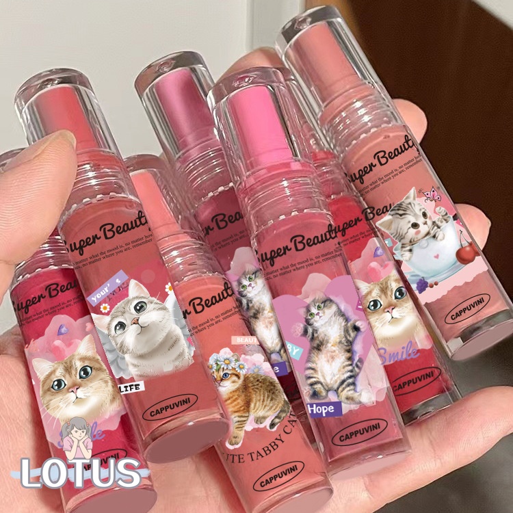 LOTUS Lip Essence Honey Lip Oil Tender Girl Lip Glaze Lip Gloss (DAVAO ...