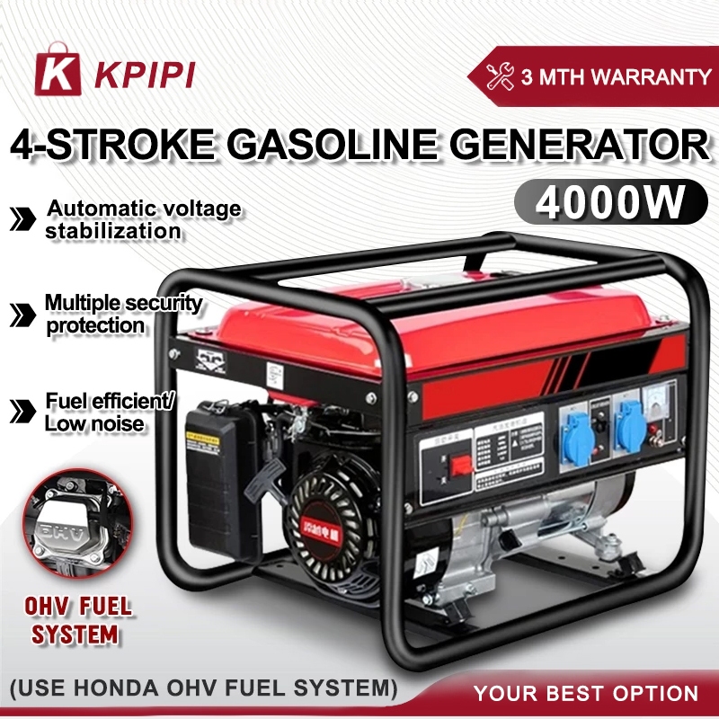 4kw Generator For Home Gasoline Generator 220V/60HZ Outdoor Small ...