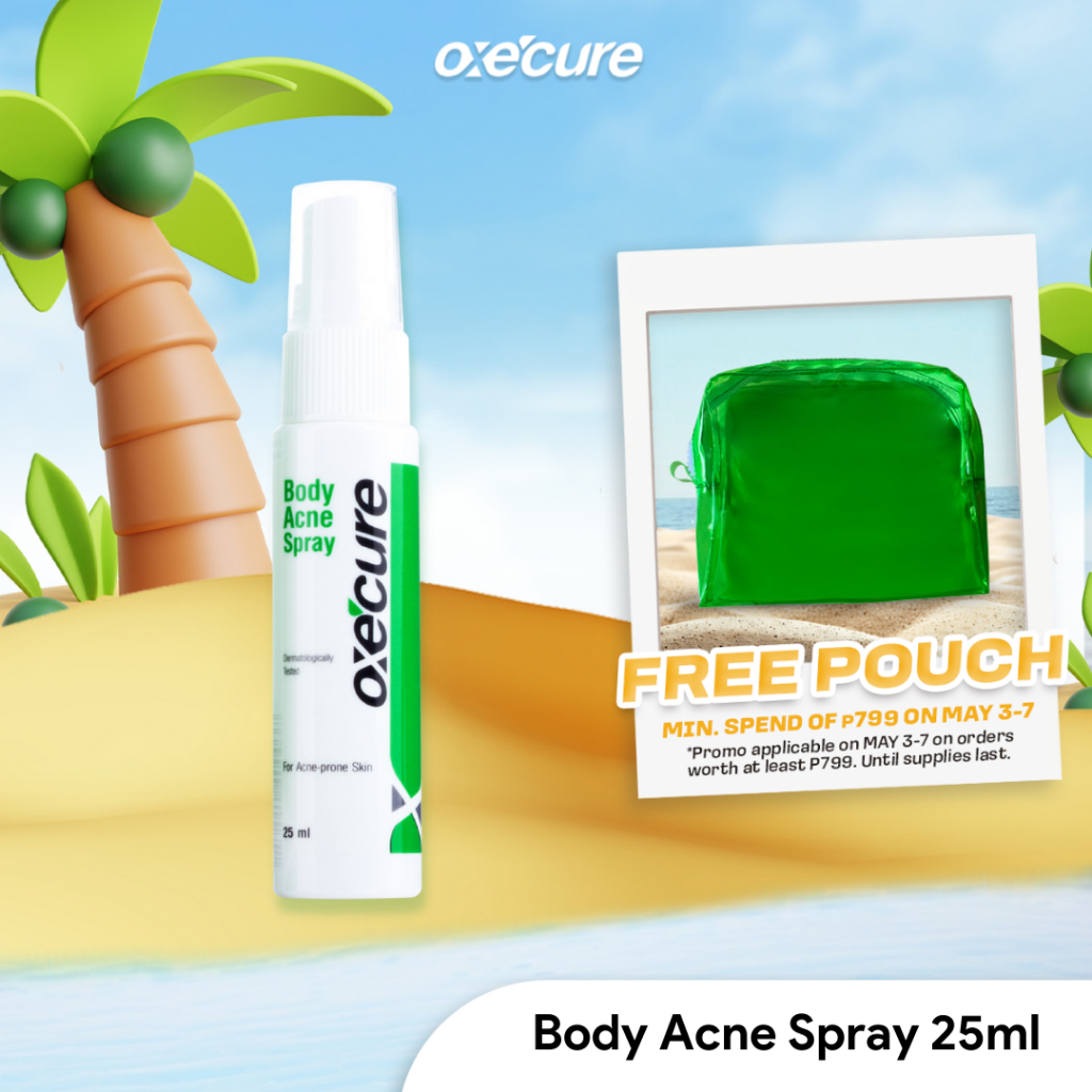 [NEAR EXPIRY: JULY 2025] OXECURE 2% Salicylic Acid Body Acne Spray 25ml ...