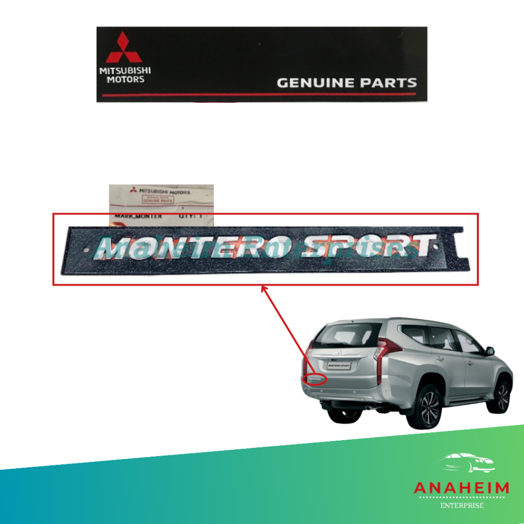 Mitsubishi Montero 2016 - 2023 Emblem - MONTEROSPORT | Shopee Philippines